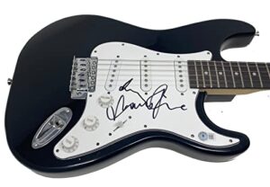 the kills band signed electric guitar alison mosshart jamie hince beckett coa