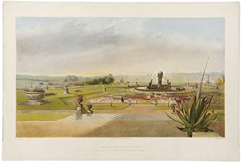 The Parterre, Castle Howard. The Seat of His Excellency The Earl of Carlisle