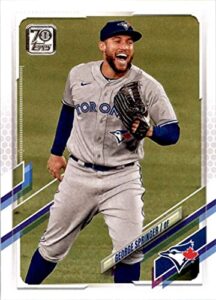 2021 topps #633 george springer nm-mt toronto blue jays baseball