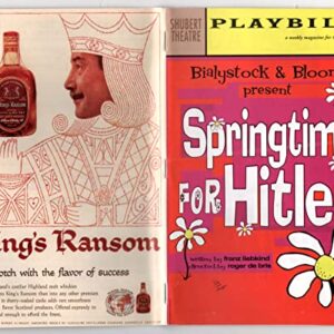 Nathan Lane"THE PRODUCERS" Matthew Broderick/Uma Thurman/Will Ferrell/Mel Brooks 2005 Motion Picture Prop Playbill for"Springtime for Hitler"