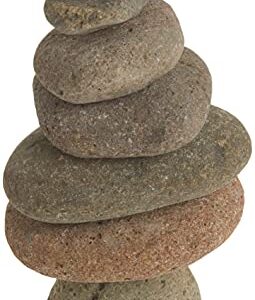 Ancient Graffiti Large 7-Stone Natural River Stone Cairn