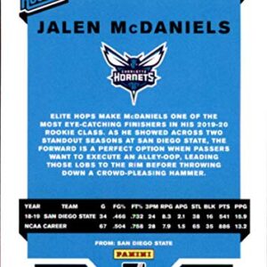 2019-20 Donruss Basketball #247 Jalen McDaniels Charlotte Hornets RC Rated Rookie Official NBA Trading Card (by Panini America)