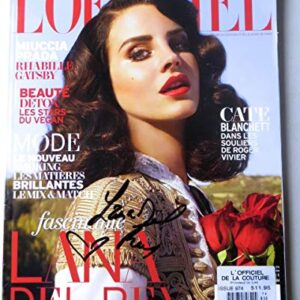 Lana Del Rey Signed Autographed Magazine L'Officiel Sexy Lipstick JSA MM09055