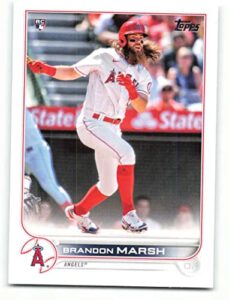 2022 topps #243 brandon marsh nm-mt rc rookie angels