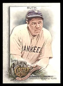 baseball mlb 2022 topps allen and ginter #42 babe ruth nm near mint yankees