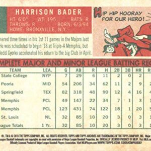 2018 Topps Archives #16 Harrison Bader St. Louis Cardinals Rookie Baseball Card