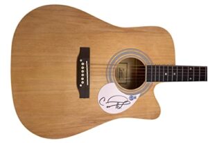 carrie underwood signed autographed full size acoustic guitar beckett coa