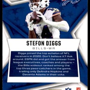 2021 Panini Rookies and Stars Pulsar Prizm #89 Stefon Diggs Buffalo Bills (Silver Holo Refractor) NFL Football Card NM-MT