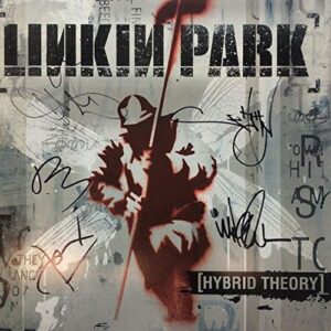 linkin park hybrid theory signed reprint 12×12 album art poster photo rp chester bennington