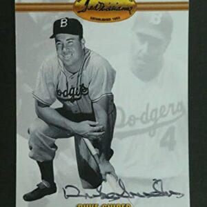 Duke Snider Signed Baseball Card with JSA COA