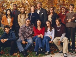 gilmore girls 8×10 photo lauren graham alexis bledel jared padalecki cast