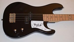 jeff ament signed autographed bass guitar pearl jam psa/dna coa r