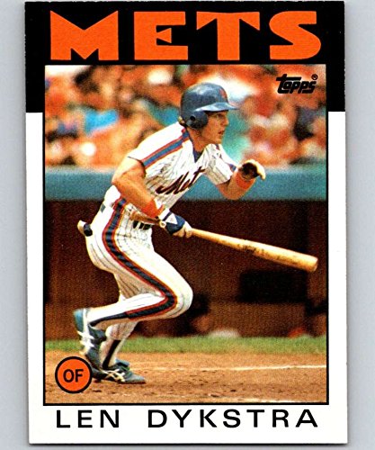 1986 Topps #53 Lenny Dykstra NM-MT RC Rookie Mets