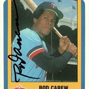 Rod Carew Baseball Autographed Signed Card with JSA COA