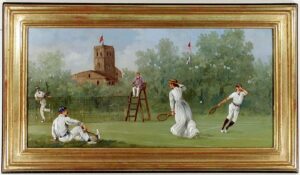 edwardian tennis: mixed doubles