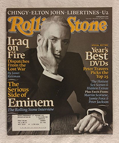 Eminem - The Rolling Stone Interview - Rolling Stone Magazine - #962 - November 25, 2004 - Iraq on Fire: Dispatches from The Lost War, Chingy, Libertines articles