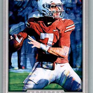 2022 SAGE Artistry Silver #36 C.J. Stroud Ohio State Buckeyes RC Rookie Football Trading Card