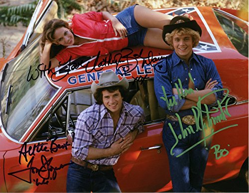 The Dukes of Hazzard cast signed reprint 8x10 photo RP