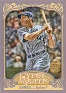 2012 topps gypsy queen #232a joe dimaggio yankees mlb baseball card nm-mt