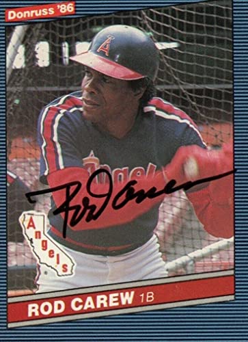 Rod Carew Baseball Autographed Signed Card with JSA COA