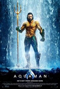 aquaman – 11.5″x17″ original promo movie poster 2019 jason momoa dc justice league