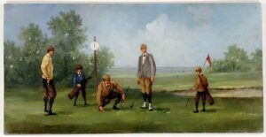 edwardian golfers