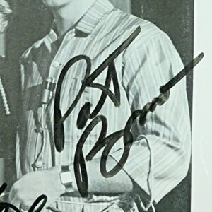 Dinah Shore Pat Boone Signed 7.75x8 Photo with JSA Sticker No Card