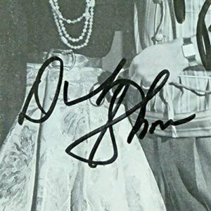 Dinah Shore Pat Boone Signed 7.75x8 Photo with JSA Sticker No Card