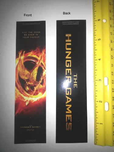 Hunger Games 2012 promotional bookmark from the UK