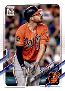 2021 topps #573 trey mancini nm-mt baltimore orioles baseball