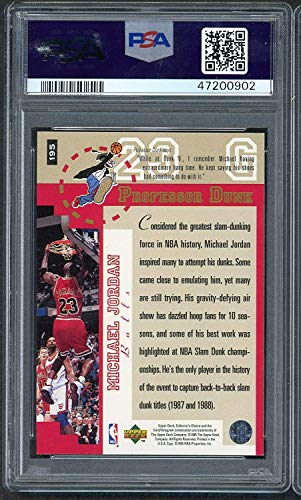 Michael Jordan 1995 Upper Deck Collectors Choice Basketball Card #195 Graded PSA 9 MINT