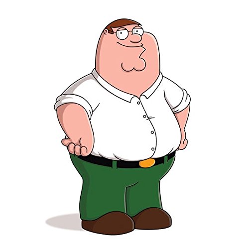 Peter Griffin 8 Inch x 10 Inch Photograph Family Guy (TV Series 1999 - ) Hands on Hips White Background kn