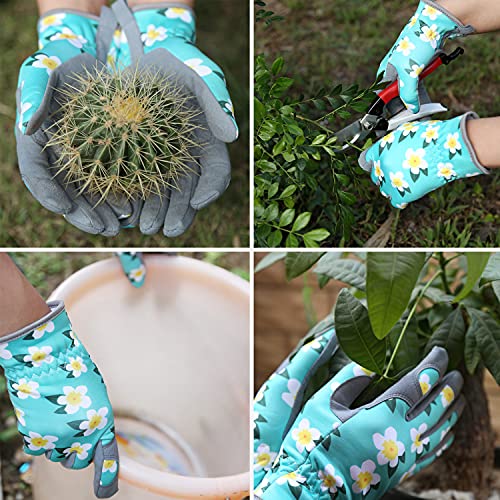 Baidast Garden Gloves for Women, Gardening Gloves for Women Thorn Proof, Gardening Gloves for Digging, Planting,Pruning