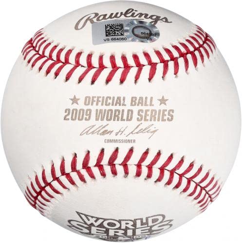 CC Sabathia New York Yankees Autographed 2009 World Series Logo Baseball with "09 WS Champs" Inscription - Autographed Baseballs