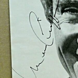 Merv Griffin Signed Magazine Photo with JSA Sticker No Card