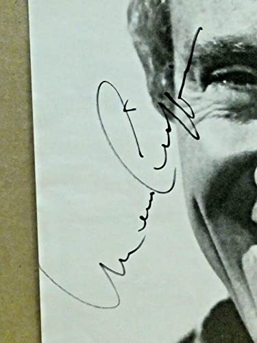 Merv Griffin Signed Magazine Photo with JSA Sticker No Card