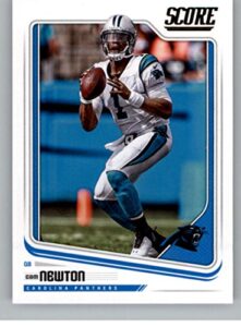 2018 score #43 cam newton carolina panthers football card