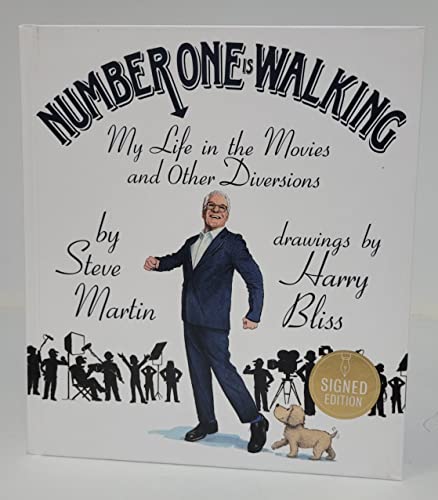 STEVE MARTIN signed 'Number One Is Walking: My Life in the Movies and Other Diversions' Hardcover Book FIRST EDITION Harry Bliss