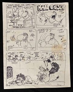 duck edwing original caesar comic gag art – mad magazine