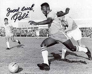 pele 8×10 inch photo signed autographed print