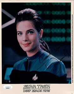 terry farrell signed autographed 8x10 photo star trek ds9 jadzia dax jsa qq36934