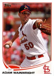 2013 topps #50 adam wainwright cardinals mlb baseball card nm-mt