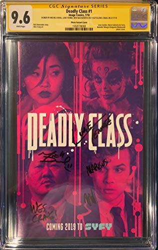 DEADLY CLASS #1 SIGNED CGC 9.6 COMIC WES CRAIG MICHEL DUVAL LUKE TENNIE BEN WADSWORTH SYFY