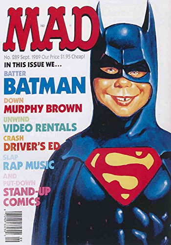 Mad #289 FN ; E.C comic book | September 1989 Batman magazine