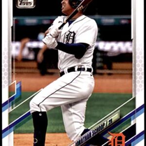 2021 Topps # 595 Jonathan Schoop Detroit Tigers (Baseball Card) NM/MT Tigers