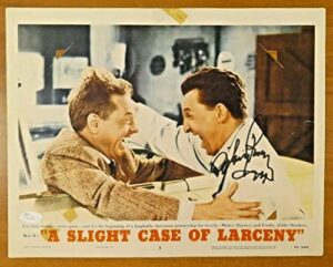 mickey rooney signed vintage 11×14 lobby card with jsa coa