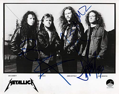 METALLICA legendary metal band reprint signed promo photo #2 RP