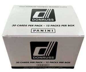 2022 donruss nfl football cello/value box (12 pks/bx) ***panini did not factory wrap this release***