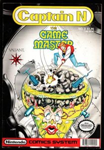 captain n: the game master #2 1990- valiant-sci-fi cover-video game comic-black cover-vf