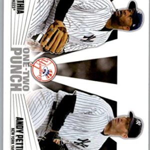 2023 Topps One-Two Punch #12P-4 Andy Pettitte/CC Sabathia New York Yankees Baseball Trading Card